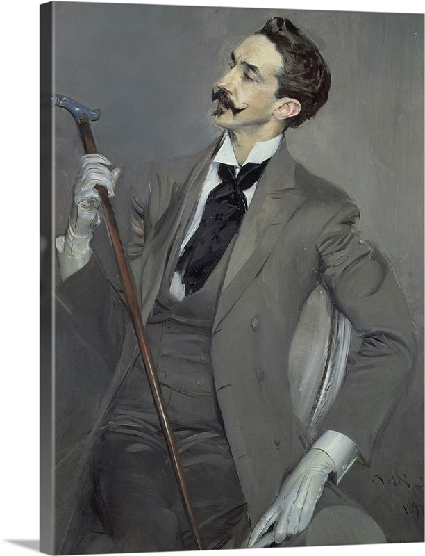 Count Robert de Montesquiou (1855-1921) 1897 | Great Big Canvas