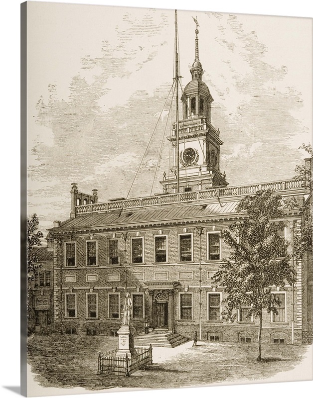 County Court House or, Independence Hall, Philadelphia Pennsylvania, c ...