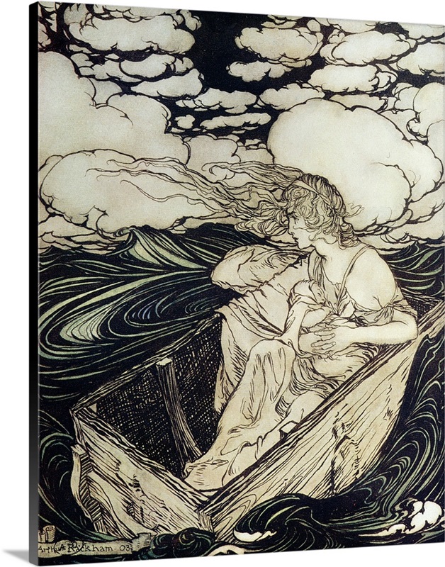 Danae And Her Son Perseus, 1903 | Great Big Canvas