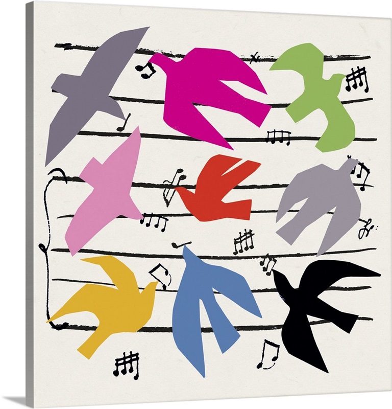 Dawn Chorus Wall Art, Canvas Prints, Framed Prints, Wall Peels | Great ...