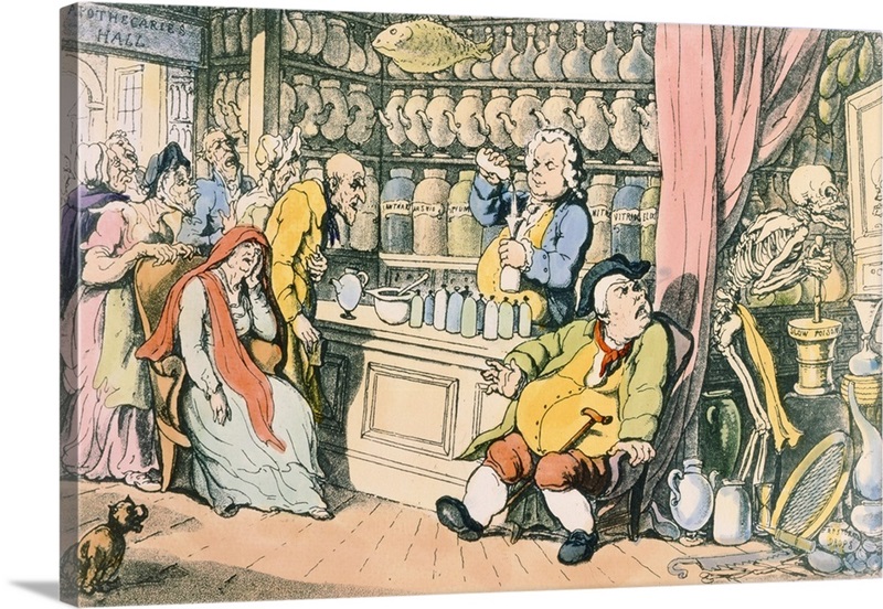 'Death and the Apothecary' or 'The Quack Doctor' | Great Big Canvas