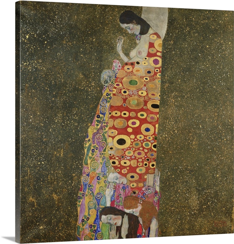 Die Hoffnung II (Hope II), 1907-08 | Great Big Canvas