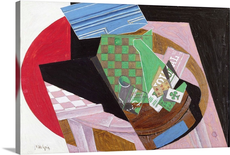 Draughtboard and Playing Cards | Great Big Canvas