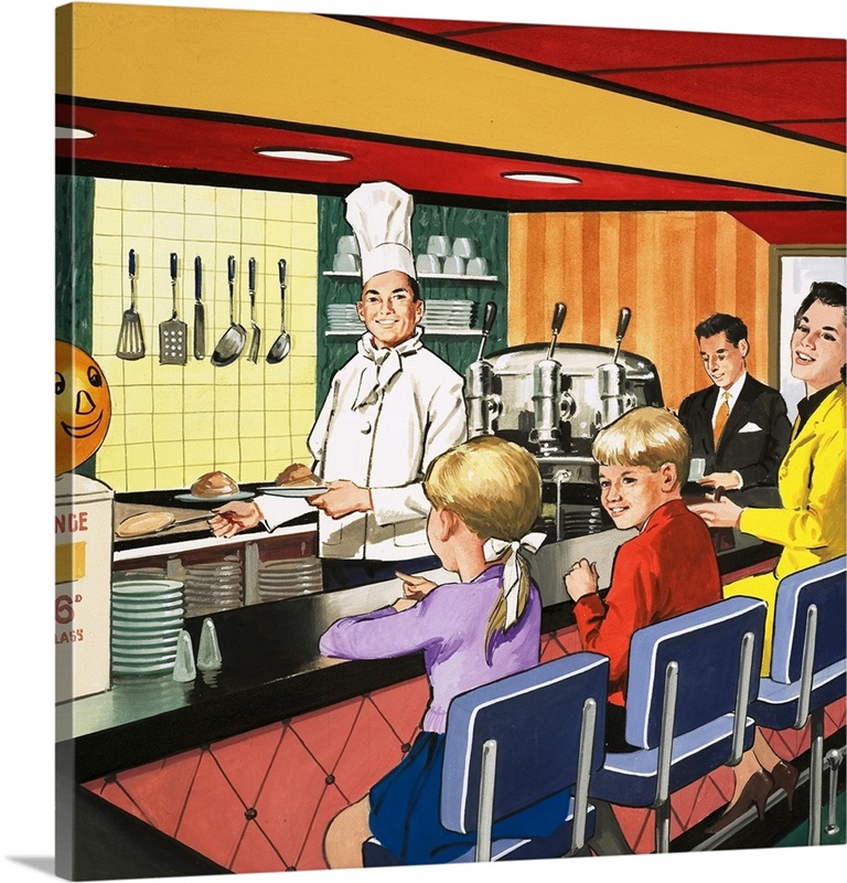 Fast order chef | Great Big Canvas
