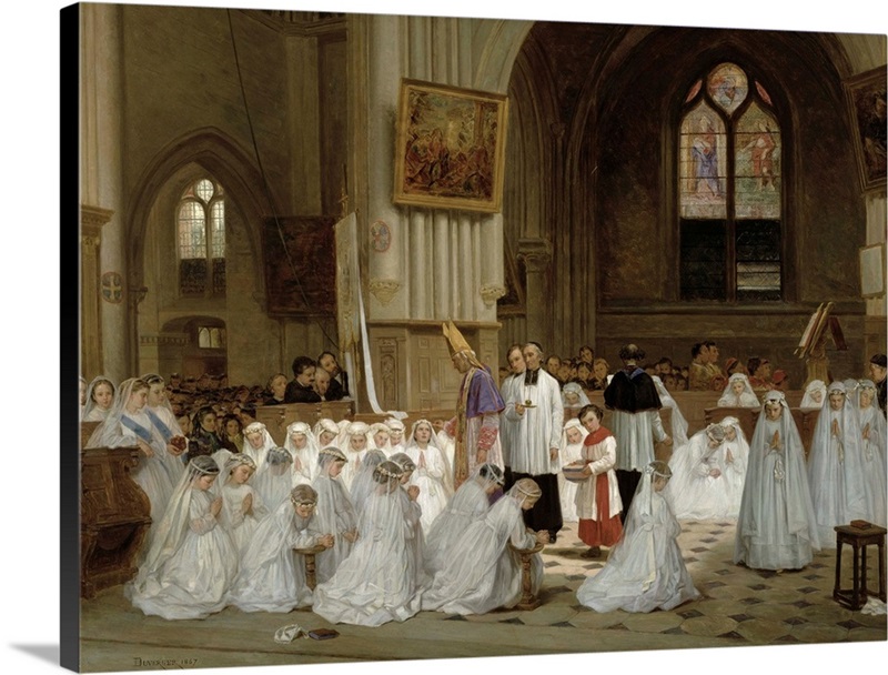 First Communion, 1867 | Great Big Canvas