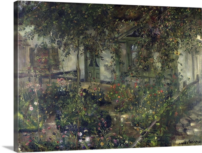 Flower garden in bloom, 1904 | Great Big Canvas