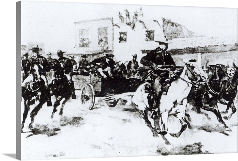 Garret brings in Billy the Kid, 1880 | Great Big Canvas