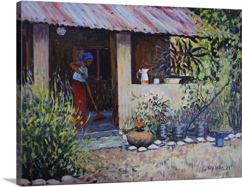 Girl Sweeping 2021 | Great Big Canvas