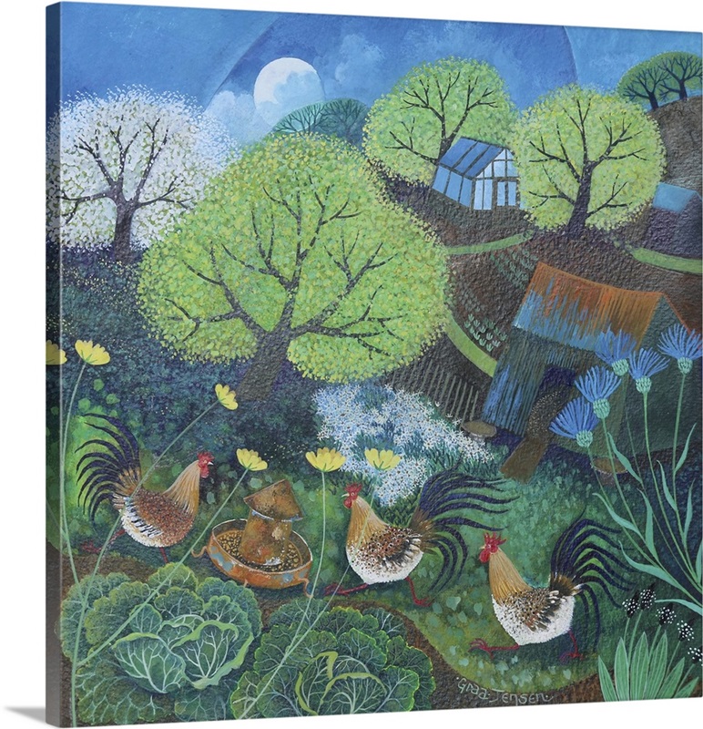 Happy Hens, 2016 Wall Art, Canvas Prints, Framed Prints, Wall Peels ...