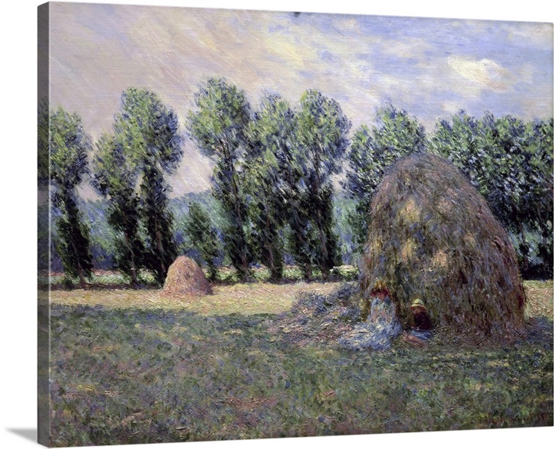 Haystacks, 1885 | Great Big Canvas