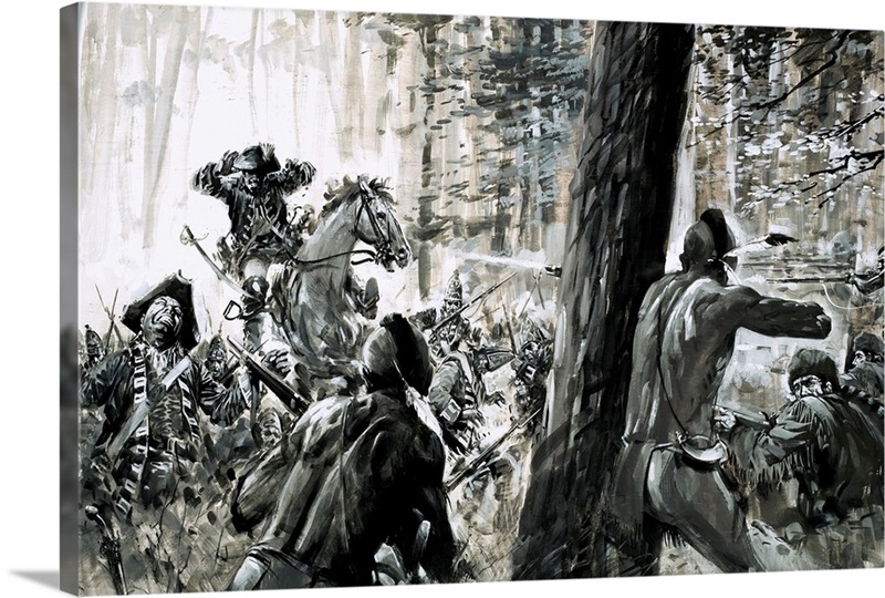 In 1765, General Edward Braddock was ambushed by French soldiers and ...