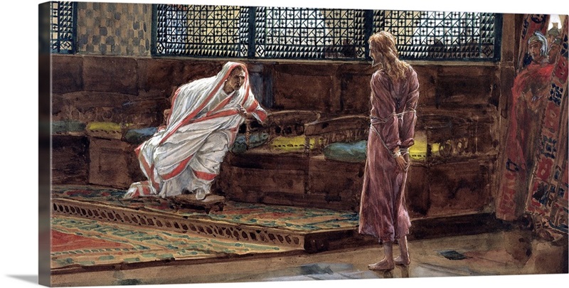 Jesus for the First Time before Pilate, illustration for The Life of ...