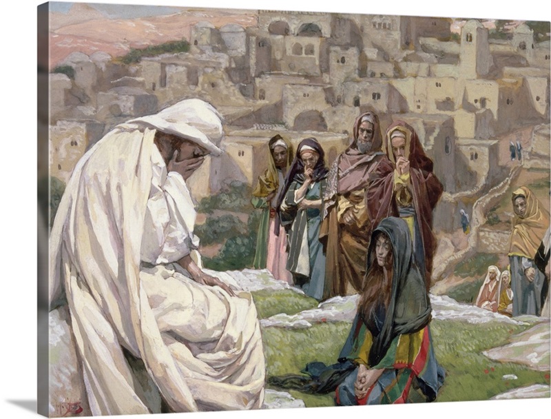Jesus Wept, illustration for The Life of Christ, c.1886-96 | Great Big ...