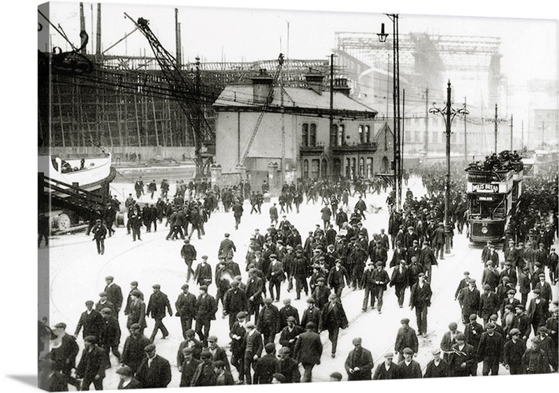 Knocking-off time at the Harland Wall Art, Canvas Prints, Framed Prints ...