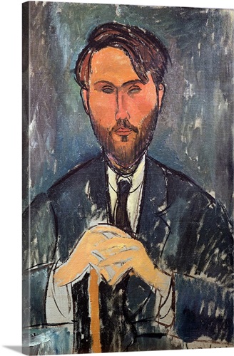 Leopold Zborowski with a walking stick, 1917 | Great Big Canvas