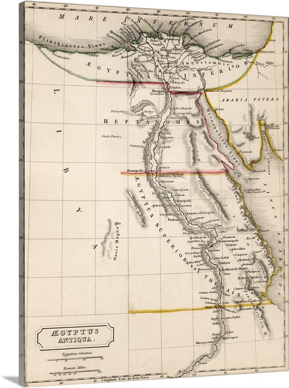 Map of Ancient Egypt | Great Big Canvas