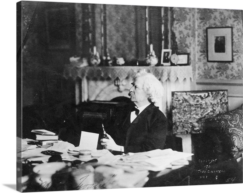 Mark Twain , 1901 | Great Big Canvas