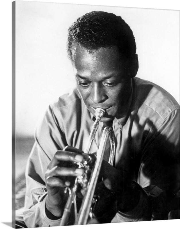 Miles Davis (1926-1991) American Jazz Trumpet Player, 1959 | Great Big ...