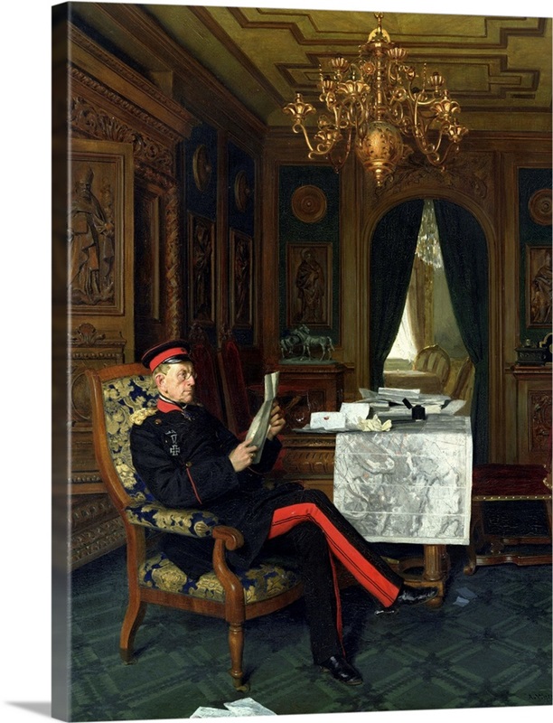 Moltke in Versailles, 1872 | Great Big Canvas