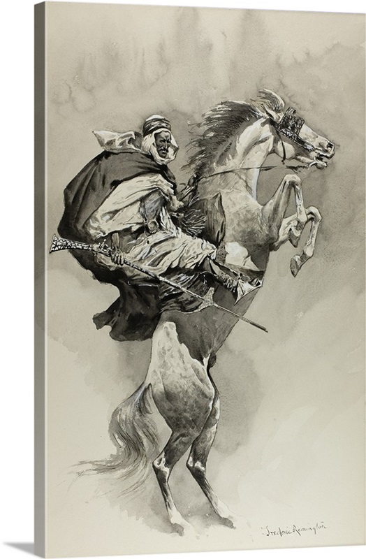 Mubarek the Arabian Chief | Great Big Canvas