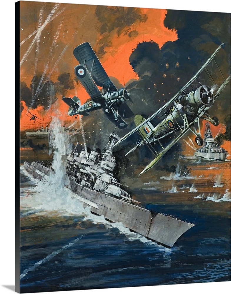 Naval Battle Wall Art, Canvas Prints, Framed Prints, Wall Peels | Great ...