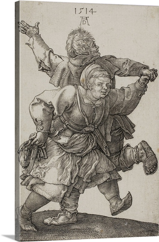 Peasant couple dancing, 1514 | Great Big Canvas
