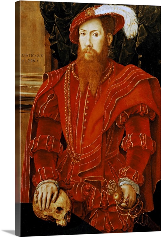 Portrait of a Gentleman of the English Court, 1546 | Great Big Canvas