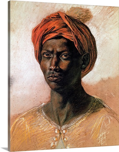 Portrait of a Turk in a Turban, c.1826 | Great Big Canvas