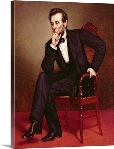 Portrait of Abraham Lincoln | Great Big Canvas