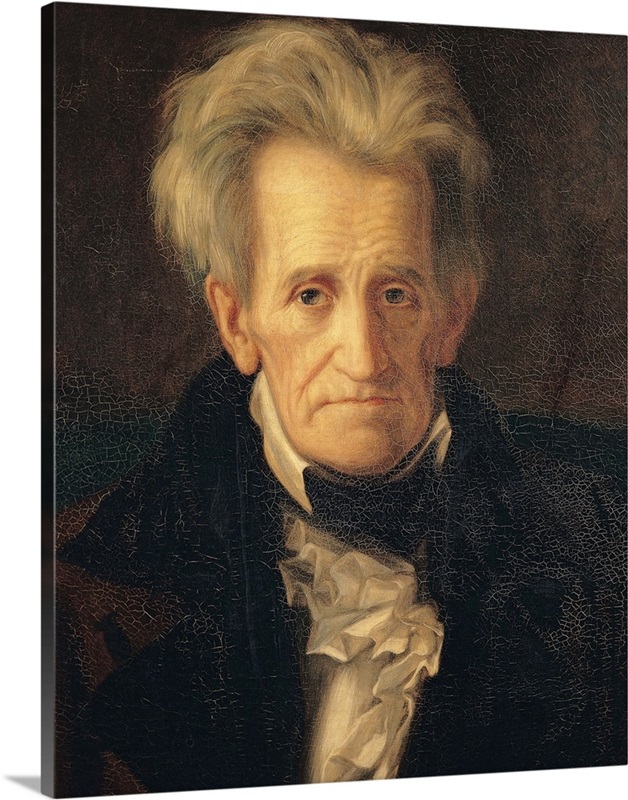 Portrait of Andrew Jackson | Great Big Canvas