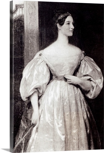 Portrait of Augusta Ada Byron (1815-52) Countess of Lovelace | Great ...