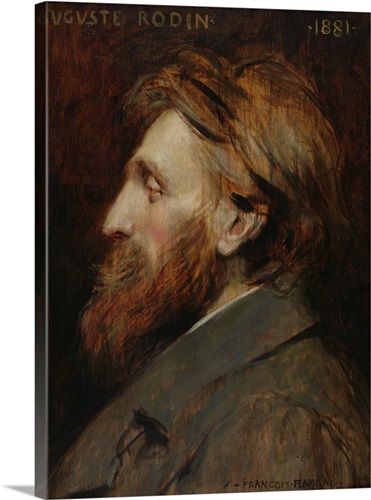 Portrait of Auguste Rodin (1840-1917) 1881 | Great Big Canvas