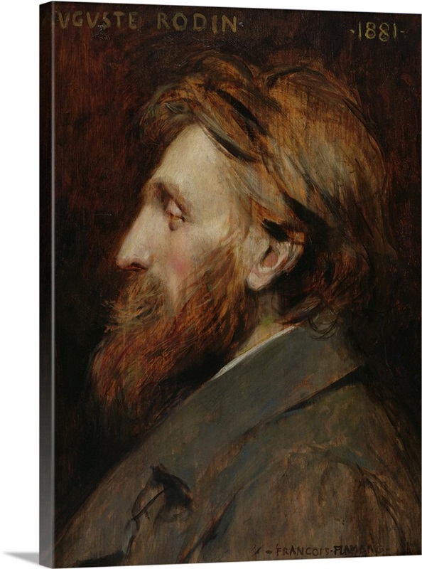 Portrait of Auguste Rodin (1840-1917) 1881 | Great Big Canvas