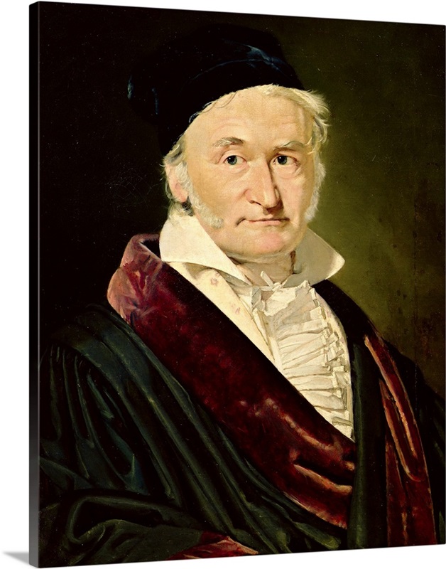 Portrait of Carl Friedrich Gauss, 1840 | Great Big Canvas
