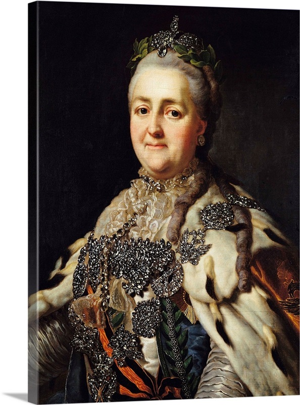 Portrait of Catherine II (1729-96) of Russia | Great Big Canvas