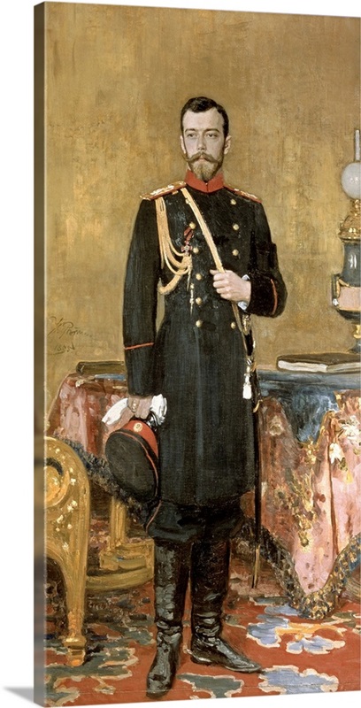 Portrait of Emperor Nicholas II (1868-1918), 1895 | Great Big Canvas
