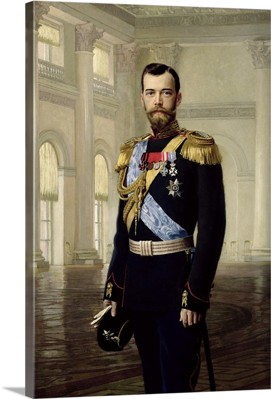 Portrait of Emperor Nicholas II, 1900 | Great Big Canvas