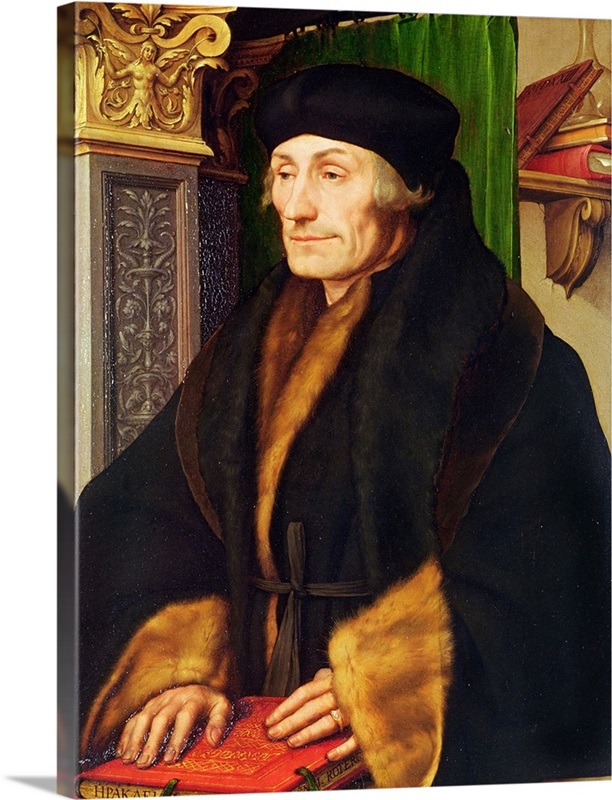 Portrait of Erasmus, 1523 | Great Big Canvas