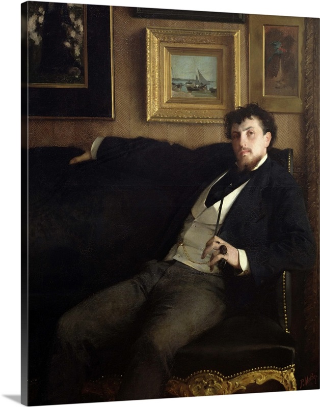 Portrait of Ernest Duez (1843-96) 1876 | Great Big Canvas