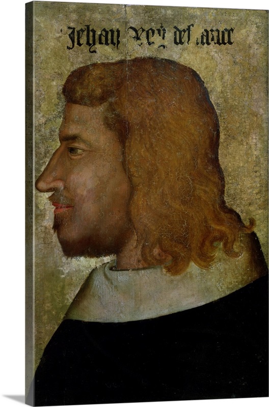 Portrait of John II,'the Good' (1319-64) King of France | Great Big Canvas