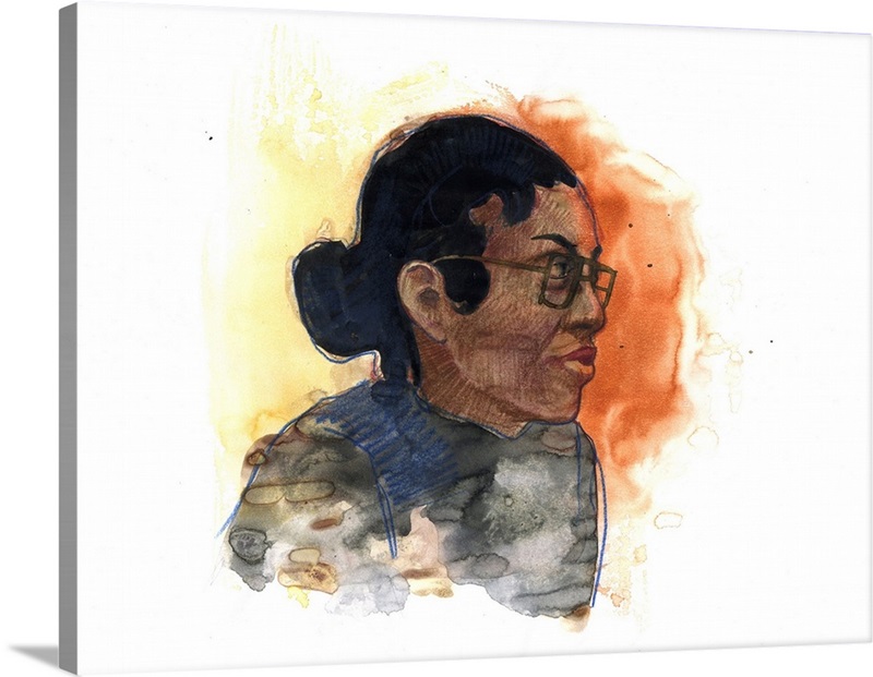 Portrait Of Rosa Parks, Civil Rights Leader | Great Big Canvas