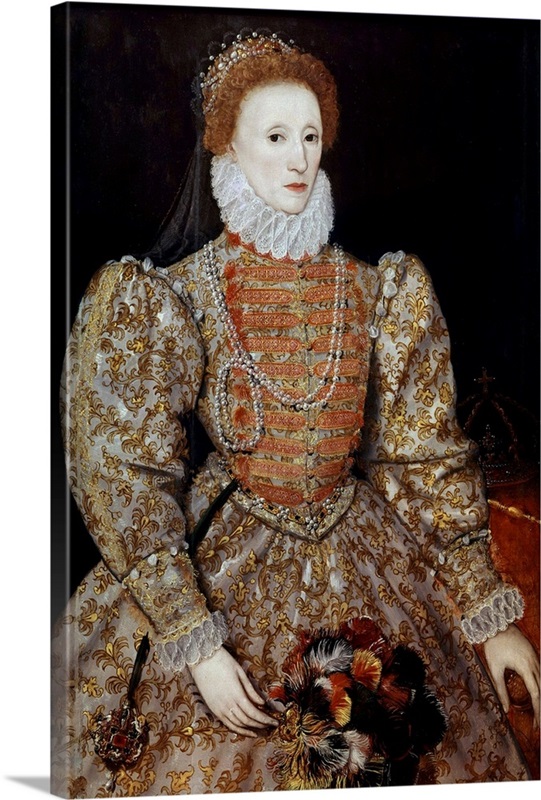 Portrait Of The Queen Of England, Elizabeth I | Great Big Canvas