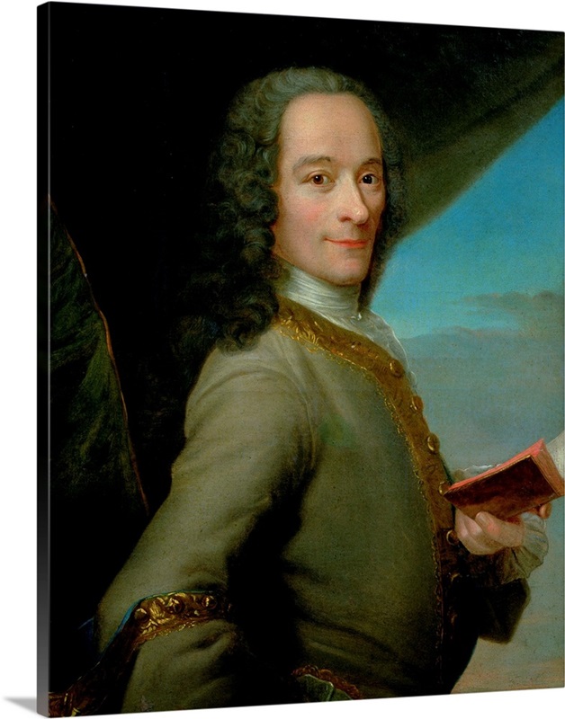 Portrait of the Young Voltaire (1694-1778) | Great Big Canvas
