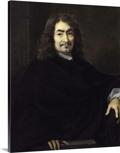 Portrait, presumed to be Rene Descartes (1596-1650) | Great Big Canvas