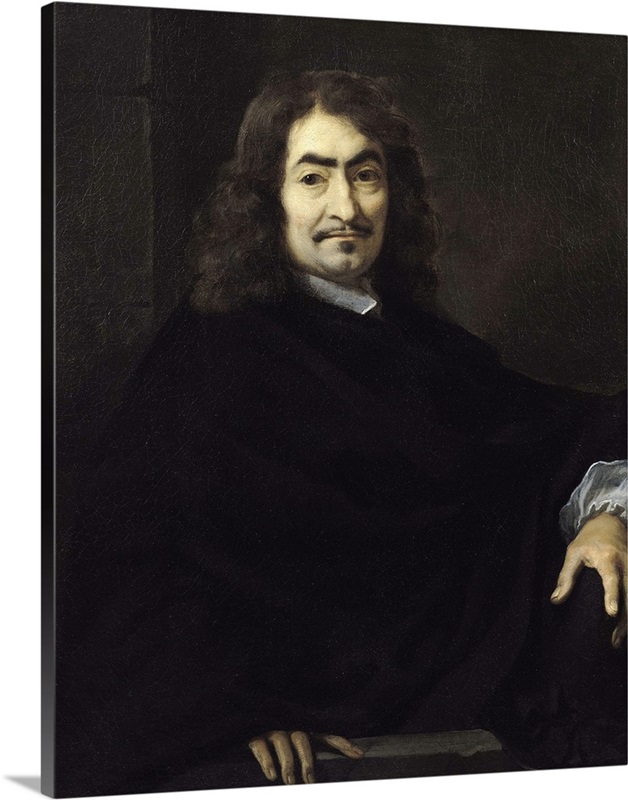 Portrait, presumed to be Rene Descartes (1596-1650) | Great Big Canvas