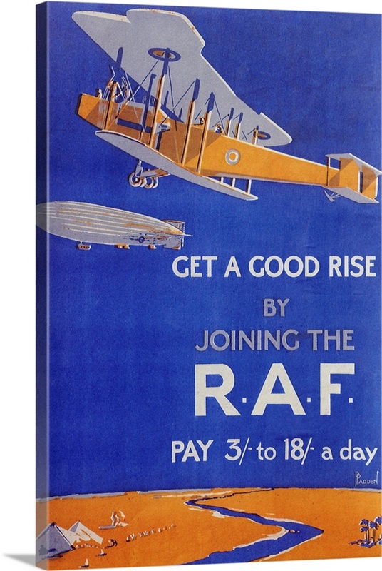 RAF Recruitment Poster | Great Big Canvas
