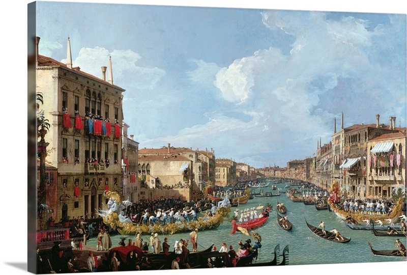 Regatta on the Grand Canal | Great Big Canvas