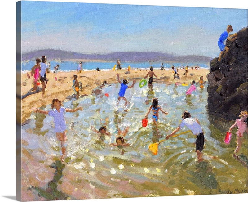 Rock pool, Tenby, 2016 | Great Big Canvas