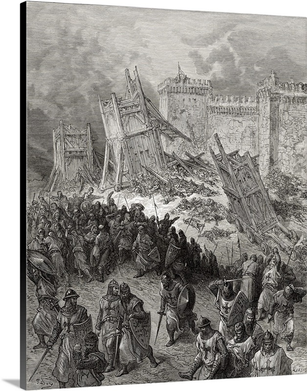 Second assault of Jerusalem by the Crusaders repulsed, from ...