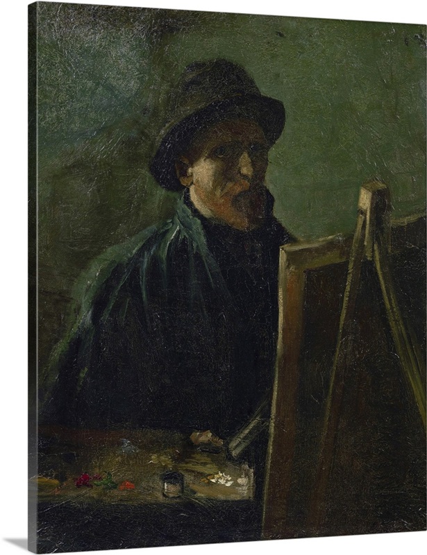 Self-Portrait At The Easel, 1886 | Great Big Canvas